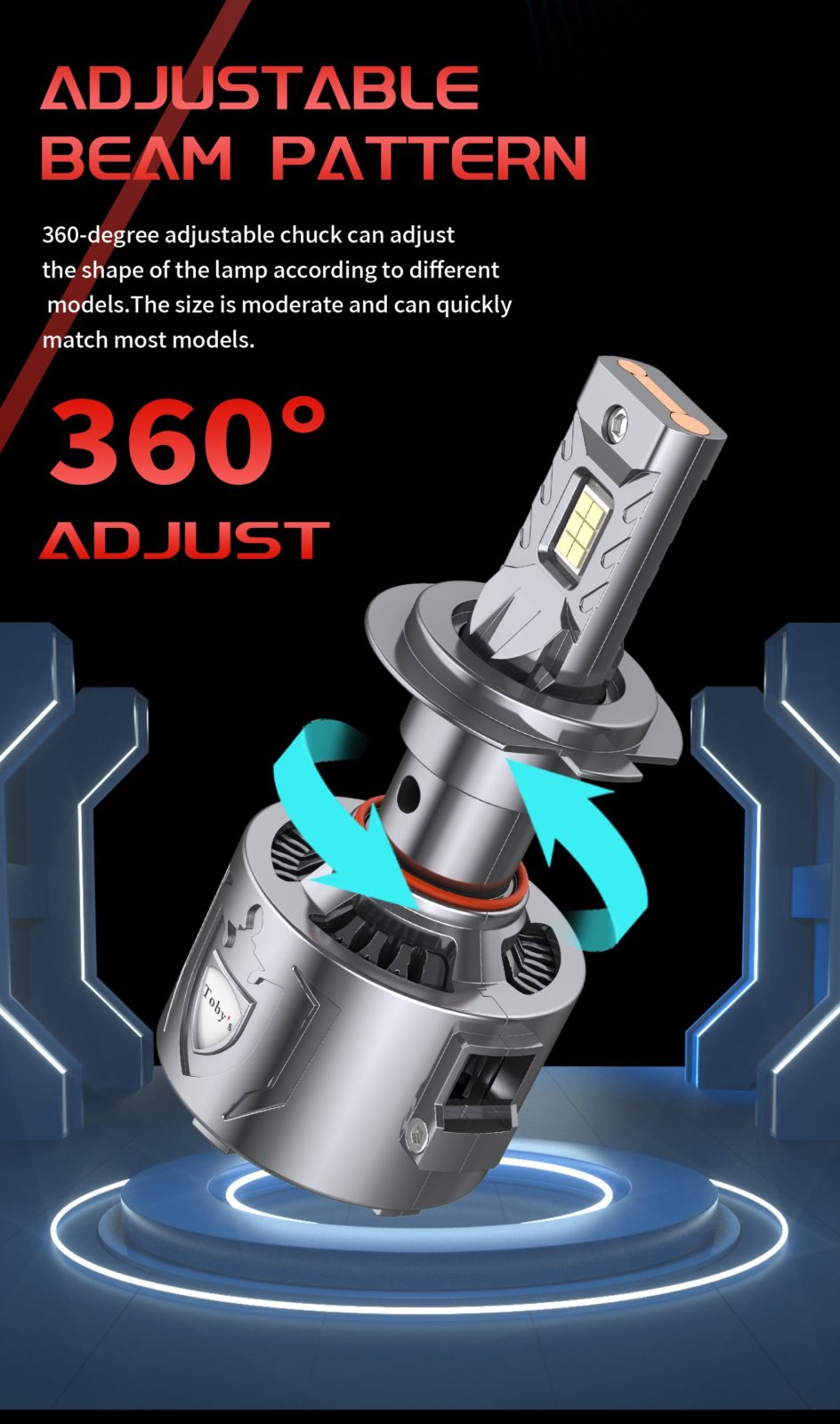 LED Headlight P150 PRO - Toby's