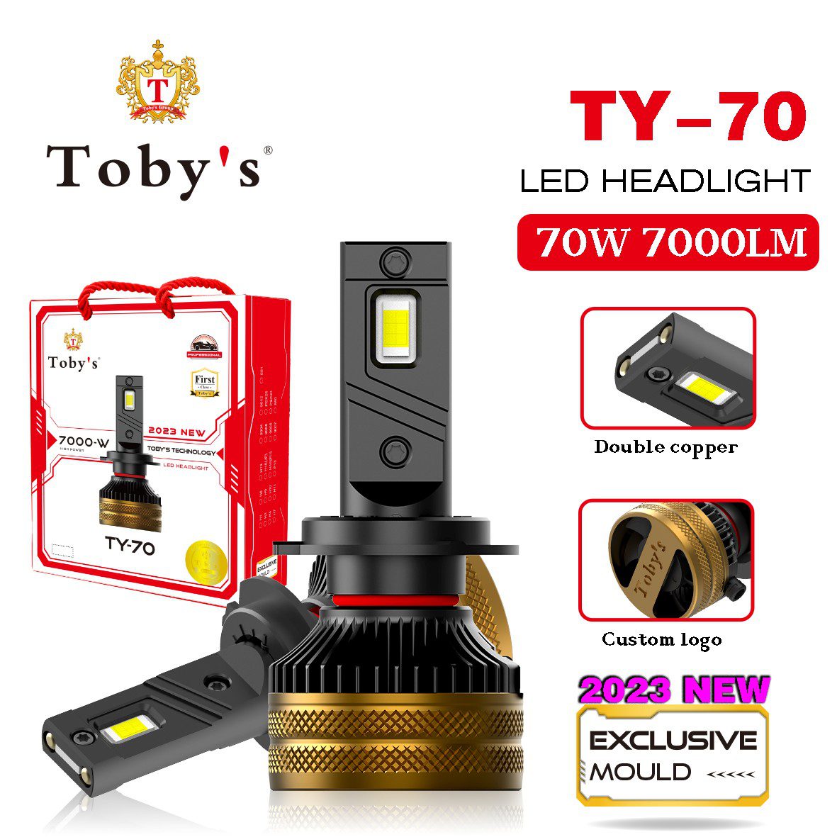 LED Headlight TY70 PRO - Toby's