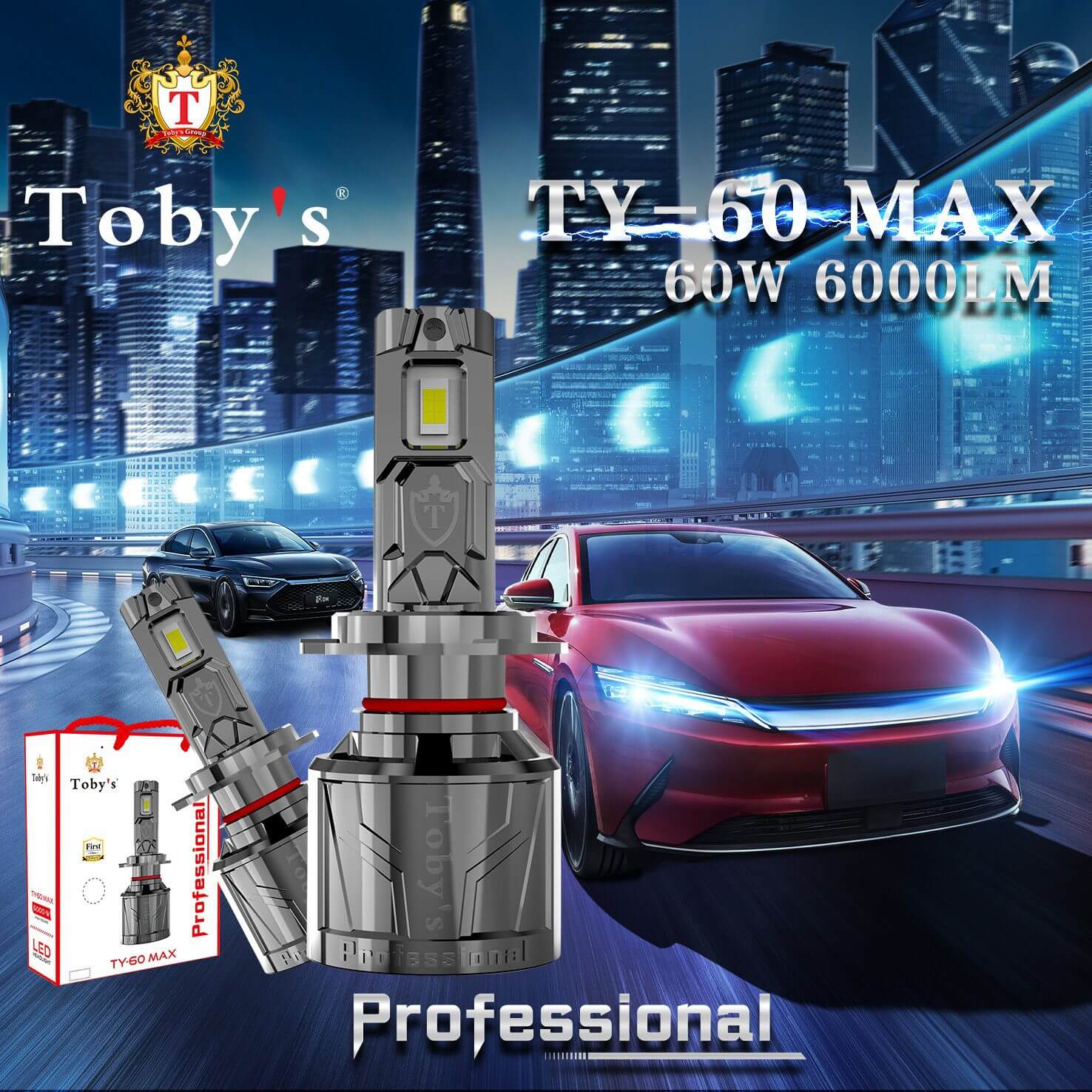 LED Headlight TY60 MAX - Toby's