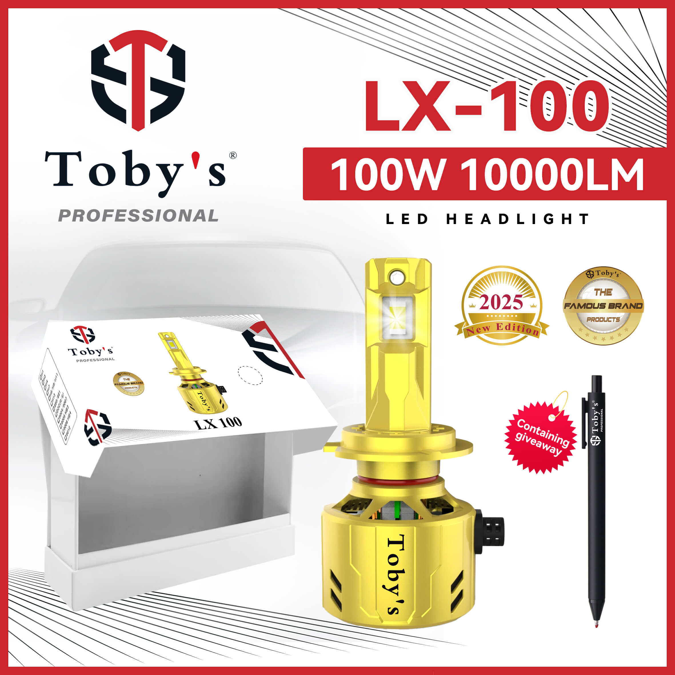 LED Headlight-LX100 - Toby's